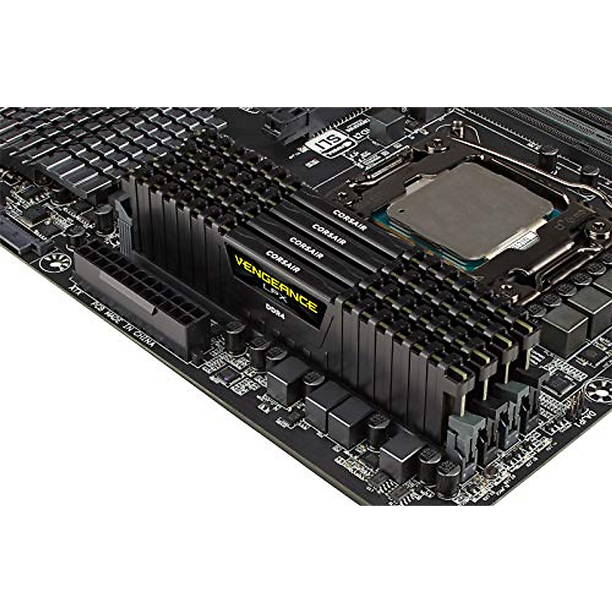CORSAIR Vengeance LPX 64GB (4x16GB) DDR4 3200 (PC4-25600) C16 1.35V Desktop Memory - Black