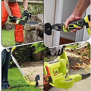 [Upgraded to 3.6Ah] 2 Pack P100 Replacement for 18V Ryobi Battery Compatible with Ryobi 18V Battery Replace for P101 ABP1803 BPP1820 1322401 1400672 130224007 Battery Cordless Power Tools (Orange)