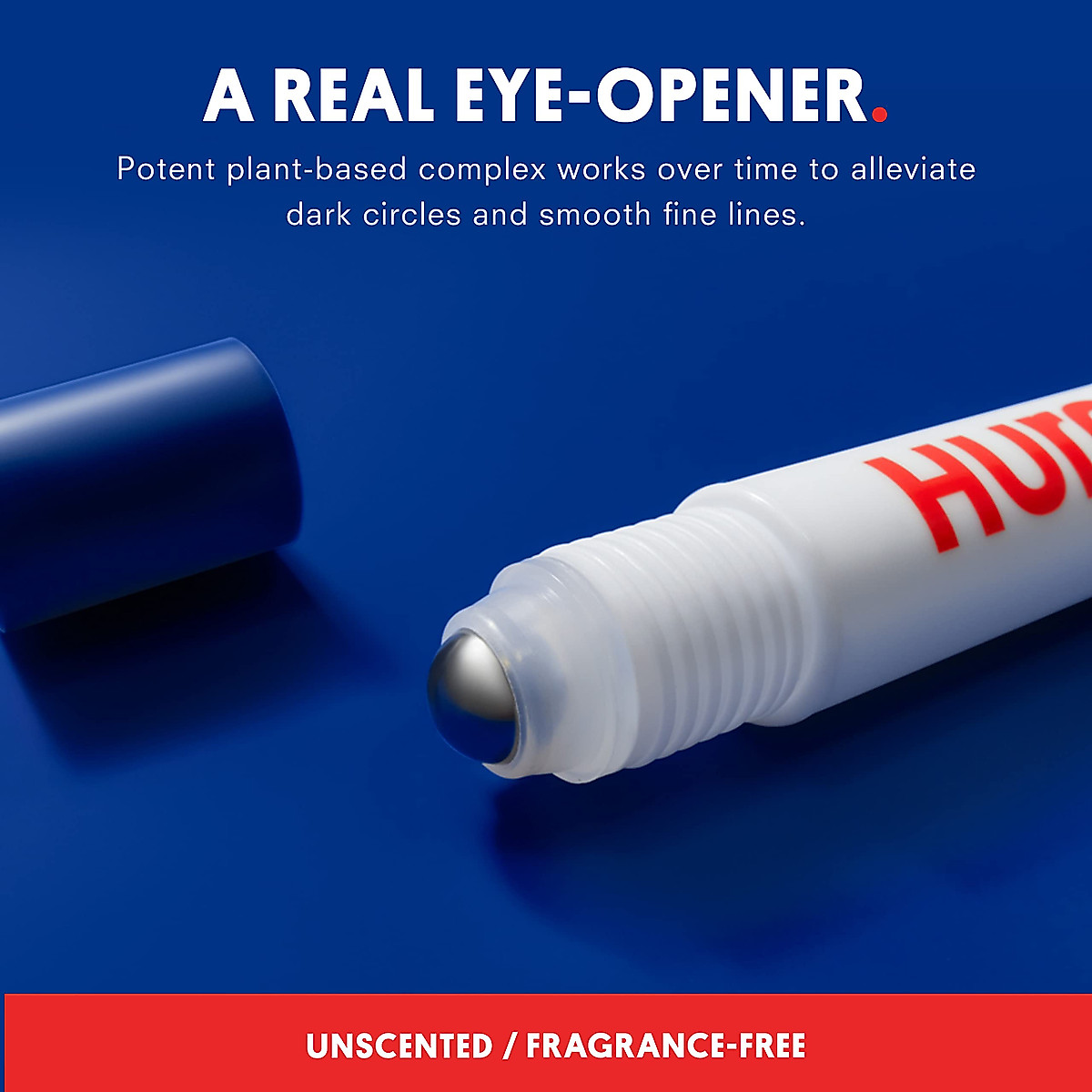 Huron Eye Stick - Under Eye Roller for Puffy Eyes, Dark Circles, & Fine Lines - Refreshes, Energizes, & Moisturizes on Contact - Fragrance-Free - Vegan, Cruelty-Free, Made in the USA