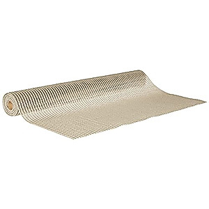 Con-Tact Brand Grip-N-Stick Durable Self-Adhesive Non-Slip Shelf and Drawer Liner, 18" x 4', Taupe