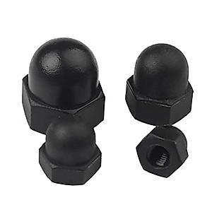 TAPARU Nuts M4 Nylon Nut Plastic Cap Nuts Decorative Acorn Nut