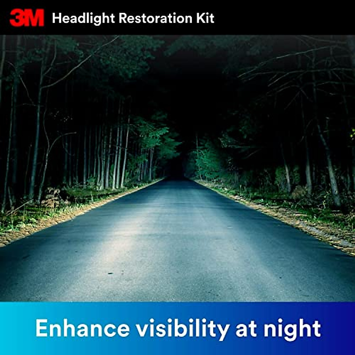 3M Headlight Restoration Kit, Heavy Duty 2-Pack, Easy Heavy Duty Car Headlight Restoration System, Headlight Cleaner and Restorer, Use With A Household Drill
