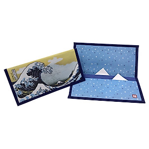 Set of 3 Japanese Rice Paper Wallets Style Group"WCF3"