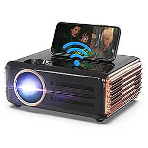 WENLII Mini Projector 1920x1080p Retro Projectors 8000 Lumens Android iOS Home Bedroom Smart Phone Proyector
