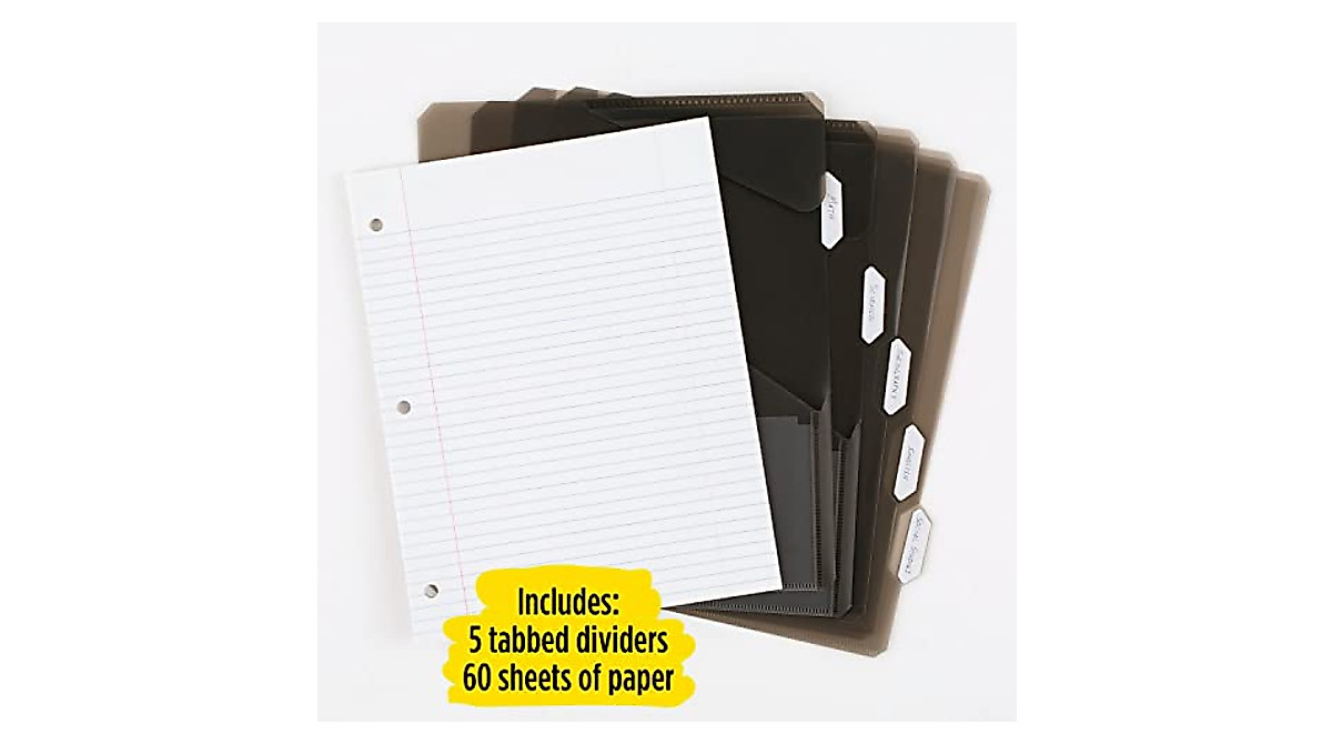 Five Star Flex Hybrid NoteBinder - Durable 1-Inch Notebook & Binder