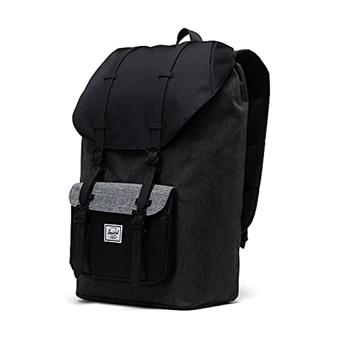 Herschel Supply Co. Little America Black Crosshatch/Black/Raven Crosshatch One Size