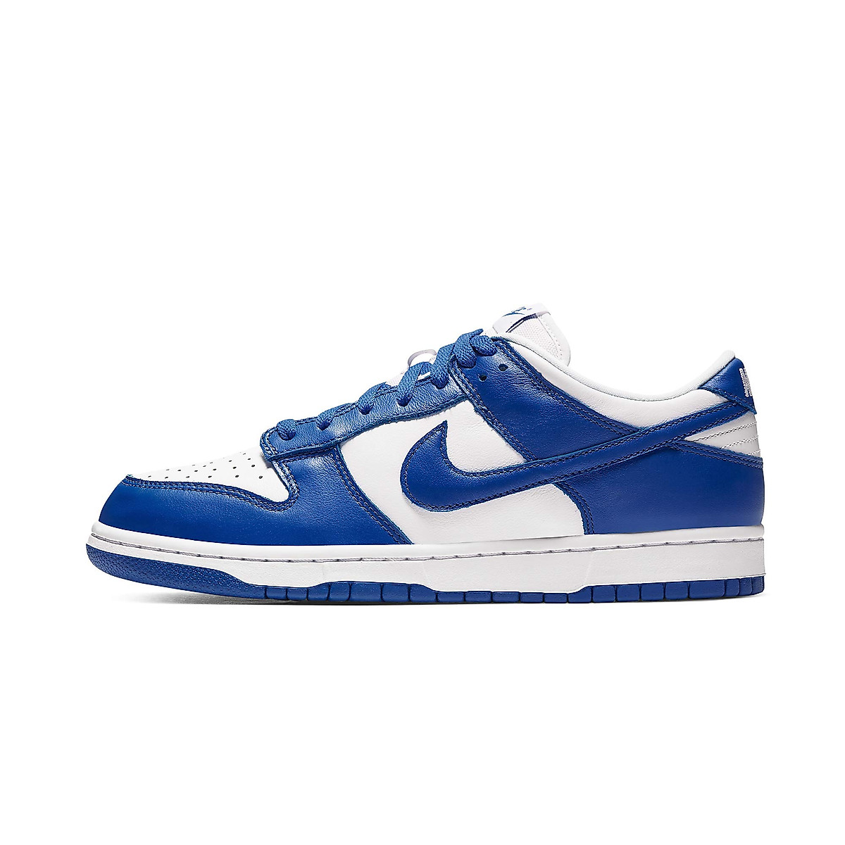 NIKE Air Jordan 1 Low Men's Basketball Shoes, White Varsity Royal, White Varsity Royal, 11.5