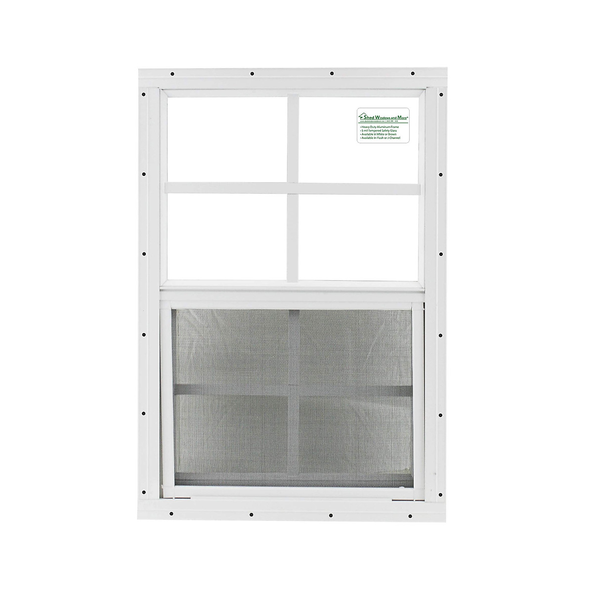 Shed Windows and More 12 X 18 Playhouse Window White Flush, Chicken Coop Window, Shed Window