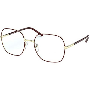 Prada PR 56WV Women's Eyeglasses Bordeaux 54