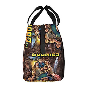 Goonies Never Say Die Insulated Lunch Bag Reusable Lunch Box For Office Work Lunch Tote Bag
