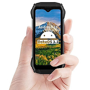 Blackview N6000 Rugged Smartphone 2023, 4.3-inch Small Android 13 Phone, 16GB 256GB Octa-core MTK Helio G99 6nm, 48MP + 16MP Camera, Dual SIM 4G, QHD+ Display 3880mAh 18W Fast Charge Rugged Phone, NFC