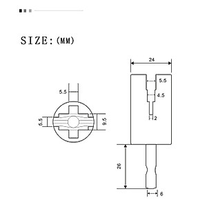 Hexagonal Drill Bit Tuning Peg Winder For Electric Acoustic Guitar Bass String Change Maintenance, Attaches to Power Screwdriver or Power Drill