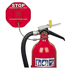 Safety Technology International, Inc. STI-6200 Fire Extinguisher Theft Stopper, Alarm Helps Prevent Misuse