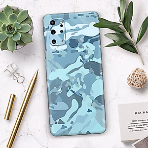 DesignSkinz Desert Sea Camouflage V2 Protective Vinyl Decal Wrap Skin Cover Compatible with The Samsung Galaxy S20 (Screen Trim & Back Glass Skin)