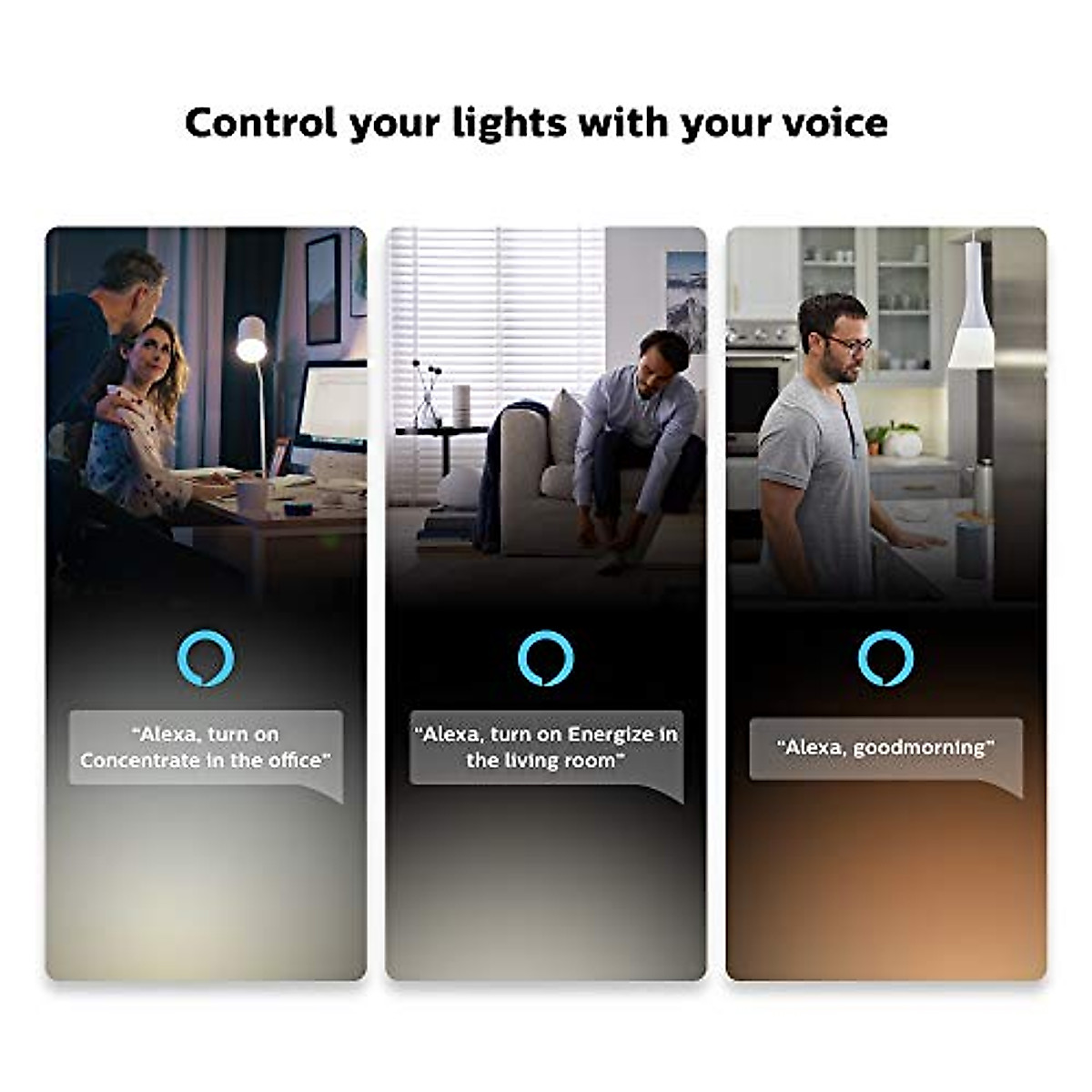 Philips Hue 2-Pack Premium Smart Light Starter Kit, 16 million colors, for most lamps & overhead lights, Works with Alexa, Apple HomeKit and Google Assistant, Soft White