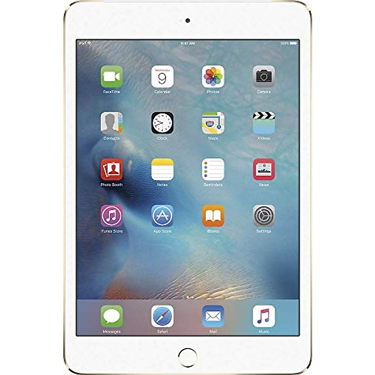 Apple iPad Mini 4, 16GB, Gold - WiFi + Cellular (Renewed)