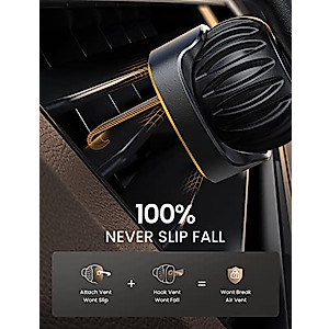 LISEN Phone Mount for Car [Enjoy Never Blocking] Universal Car Phone Holder Mount [Easily Install] Cell Phone Holder for Car [2 Mounting Options] Compatible for iPhone 14 13 Pro Samsung All Phones