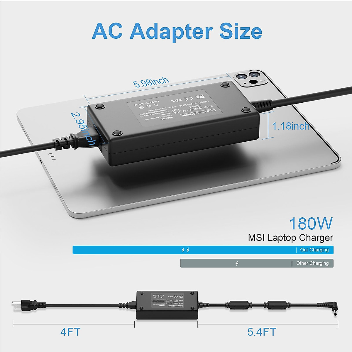 230W GS66 Stealth Charger for MSI GS66 GS65 GS76 GS75 A17-230p1a A12-230p1a 230W MSI Laptop Power Adapter Supply WS65 WS66 WS75 WS76 MSI Laptop Charger Creator 15 17 10sfs-28 Stealth Gaming Laptop