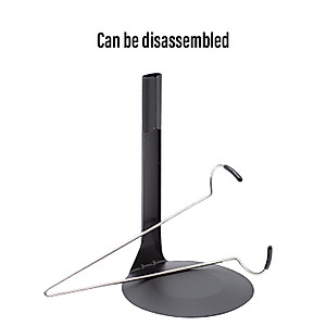 Spircol Black Adjustable Doll Stands Display Holder, fits for 8" to 12" Dolls or Action Figures Shelf, Waist is 2 to 2.5 inches wide, 5.5 to 7 inches around