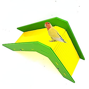 Parrot Toy Bird Intelligence Skill Training Slide Toy Parrot Educational Toys for Conures Parakeets Cockatiels