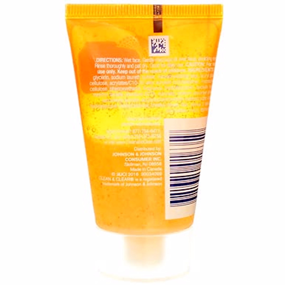 Clean & Clear Morning Burst Facial Scrub Travel Size 1 Oz. (4 Pack)