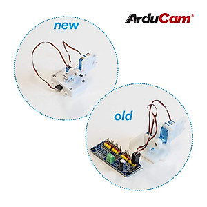 Arducam Upgraded Camera Pan Tilt Platform Compatible with Raspberry Pi Camera Module 3/V1/V2, Nvidia Jetson Board
