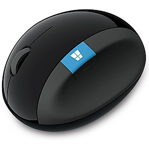 Microsoft Sculpt Ergonomic Mouse (L6V-00001) (Renewed)