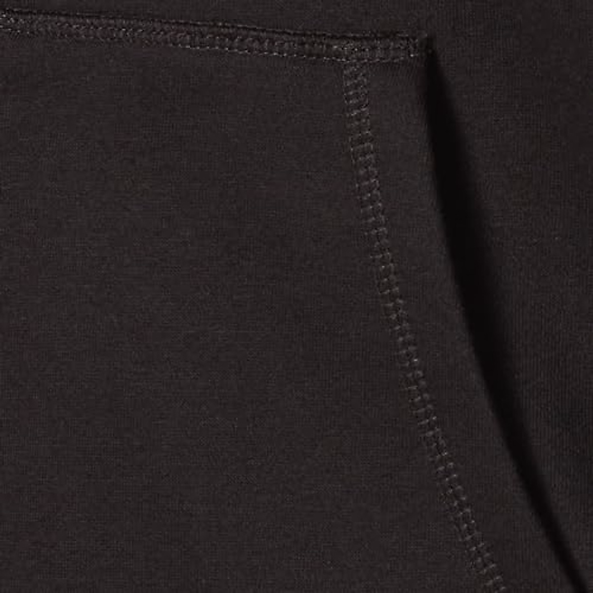 Amazon Essentials Men's Full-Zip Fleece Hoodie (Available in Big & Tall), Black, 4X-Large Big