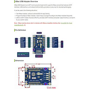 Waveshare UART Communication Board Supports XBee Connectivity