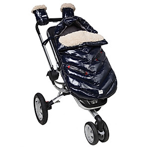 7AM Enfant Carseat & Stroller Footmuff - Weatherproof Polar Igloo Winter Stroller Blanket, Universal Toddler Footmuff for Car Seat & Stroller, Multi-use Baby Bunting Bag | (Oxford Blue, Medium)