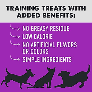 Cloud Star Tricky Trainers Soft & Chewy Dog Training Treats 5 oz Pouch, Liver Flavor, Low Calorie Behavior Aid with 130 Treats