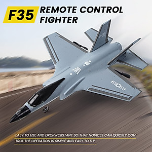 BEHORSE RC Plane, F-35 RC Airplane Ready to Fly, 2 Channel 2.4Ghz Remote Control Plane, Remote Control Airplanes for Kids Boys Girls Adults Beginners