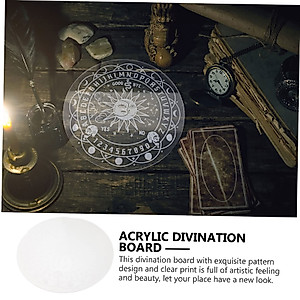 3pcs Pendulum Dashboard Divination Tools Divination Board Ornament Portable Divination Board Divination Board Centerpiece Divination Pendulum Board Decorative Divination Board