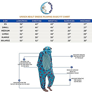 COSUSKET Fitted Unisex Adult Bear Onesie Pajamas, Halloween Flannel Women's Cosplay Animal One Piece Costume