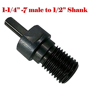 MTP Core Drill Bit Adapter 1-1/4” - 7 Thread Male to 1/2” Shank Diamond