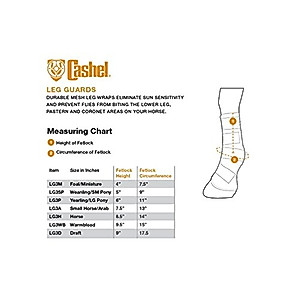 Cashel Crusader Horse Protection Fly Leg Guards, Designer Style, Set of Four, Grey, Blue, Orange or Pink