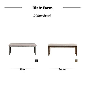 Homelegance Dining Bench, Brown