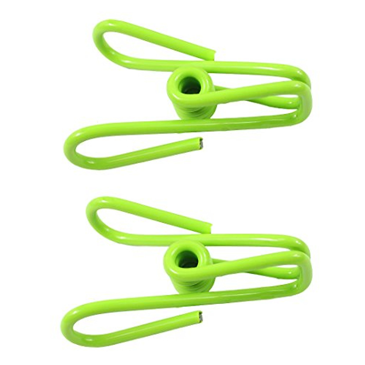 Xiaoyu 2 Inch Muti-Purpose Clothesline Clips Steel Wire Cord Clips Pins Utility Clips for Home/Office, Pack of 50