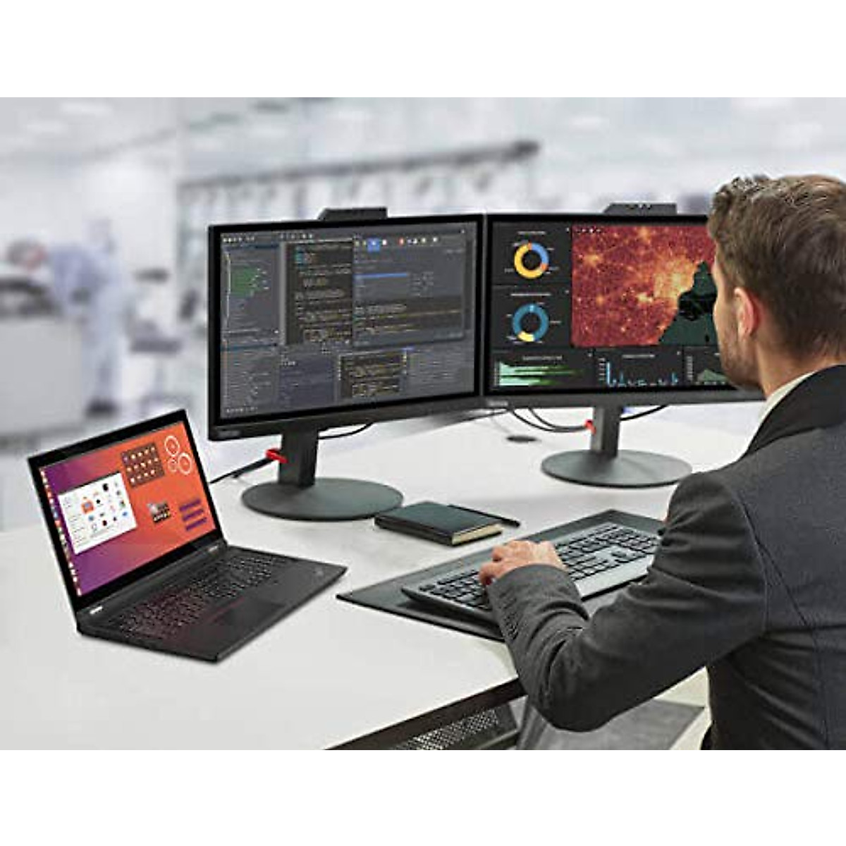 Lenovo ThinkPad P15 Gen 1 - High-End Workstation Laptop: Intel 10th Gen i7-10850H Hex-Core, 32GB RAM, 1TB NVMe SSD, 15.6" FHD IPS HDR Display, Quadro RTX 4000, Win 10 Pro, Black