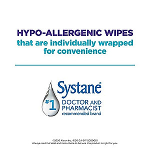 Systane Lid Wipes - Eyelid Cleansing Wipes - Sterile, Count of 32
