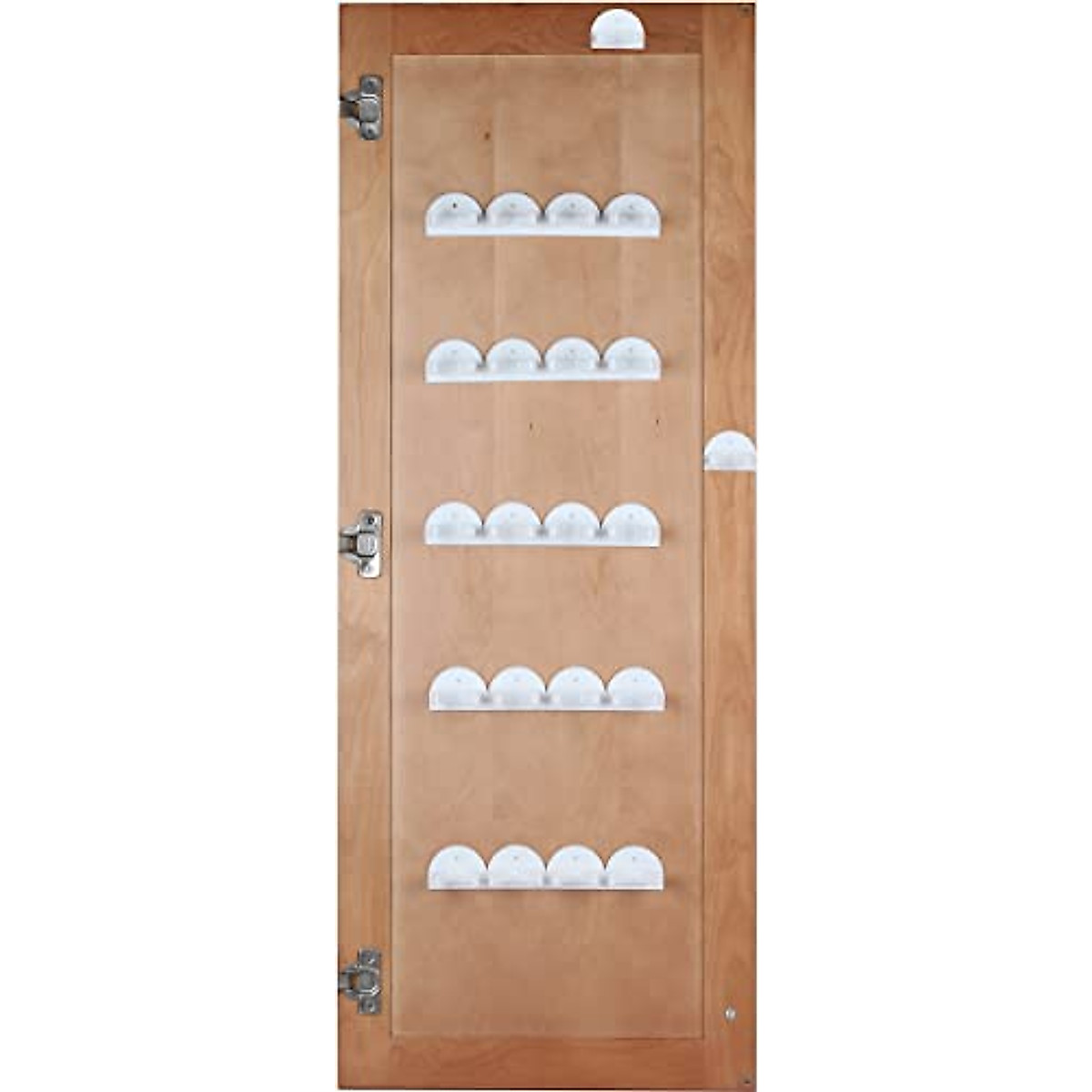 Spice Rack 36 Spice Gripper- Spice Racks Strips Cabinet Cabinet Door - Use Spice Clips for Spice Organizer - Stick or Screw Spice Storage Spice Clips