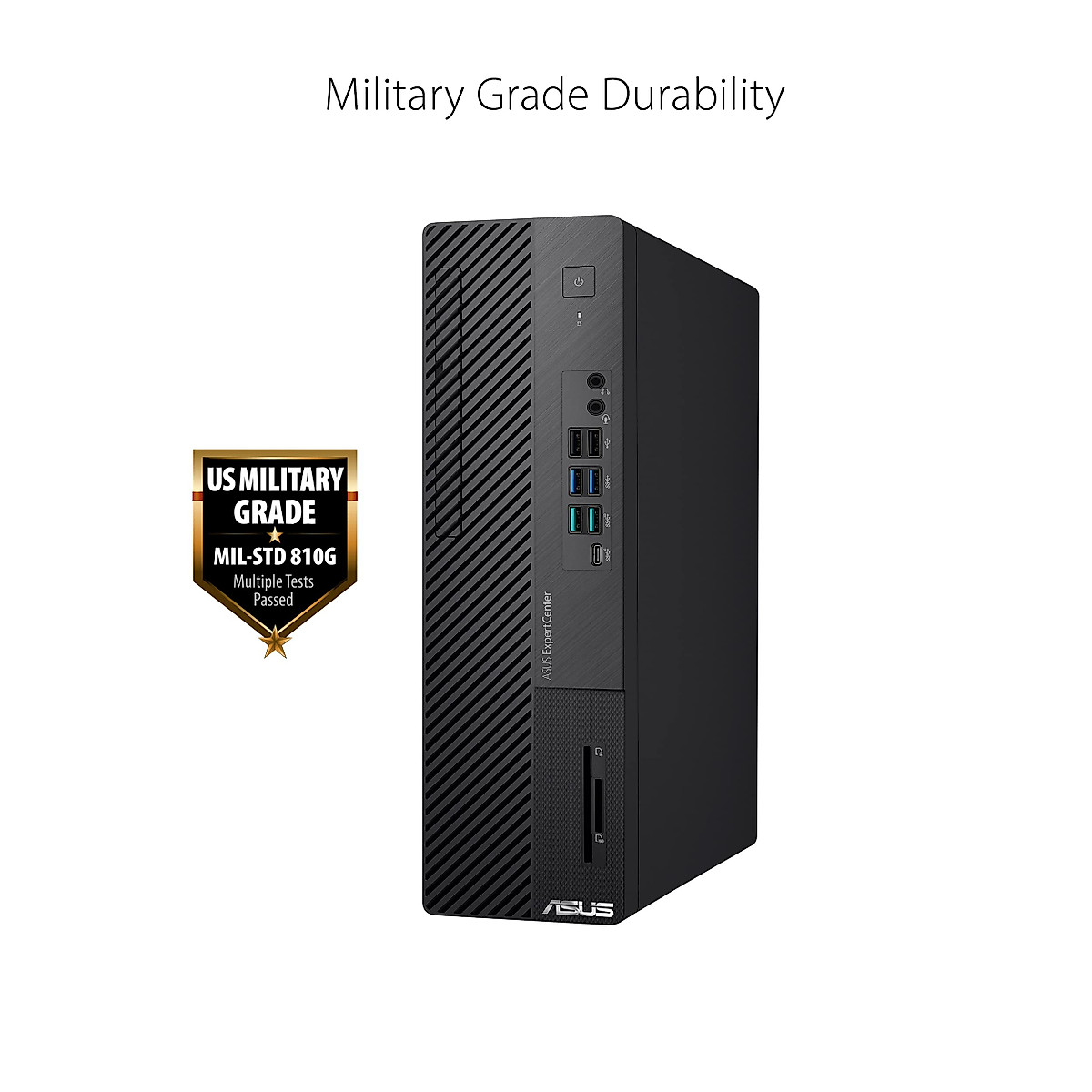ASUS ExpertCenter D700SD Small Form Factor Desktop PC, Intel Core i5-12400, 16GB DDR4 RAM, 512GB PCIe SSD, TPM, Windows 11 Pro, Black, D700SD-XH504