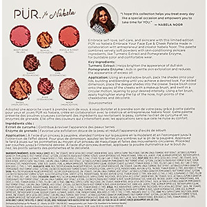 PÜR MINERALS xo Nabela Embrace Your Face Eye & Cheek Palette, 1 Pack