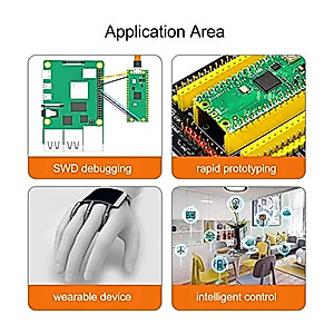 Sanpyl Expansion Board for Pi SWD Debugging Smart Control, 40Pin Quick Connection No Welding Quick Connection Development Board with Reset Button