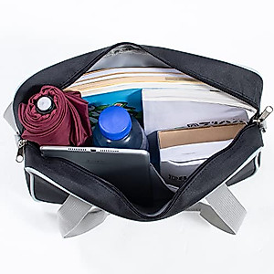 ALAMIYA Japanese Anime Purse School JK Kawaii Cute Shoulder Heart Bag Cosplay With Success in Academics Omamori (Black)