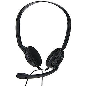 EPOS Sennheiser PC 5 Chat - Headset for Internet Communication, E-Learning and Gaming - Noise Cancelling Microphone, Casual Gaming Lightweight, high Comfort, Minimalistic, Black