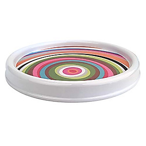 French Bull Lazy Susan Round Rotating Melamine Kitchen Pantry Cabinet Tableware Organizer-Platter, Turntable, Serving, 11-inch, Ring