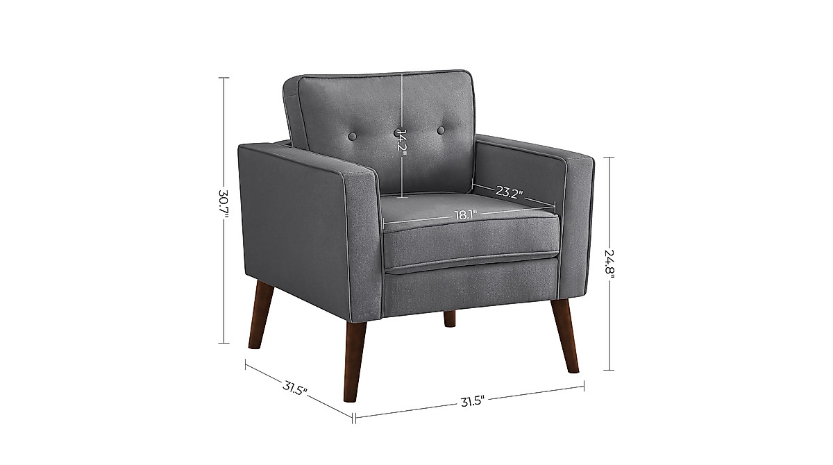 Stylish VASAGLE Accent Chair for Living Room & Office