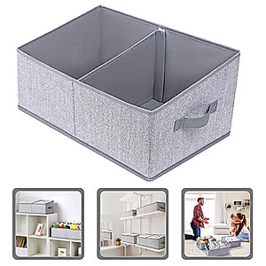 Foldable Storage Bins Handles Closet Baskets Organizing Clothes Foldable Clothing Basket Containers Shelves
