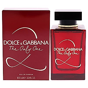 Dolce & Gabbana The Only One 2 For Women Eau De Parfum Spray, red , 3.3 Ounce ( New 2019)